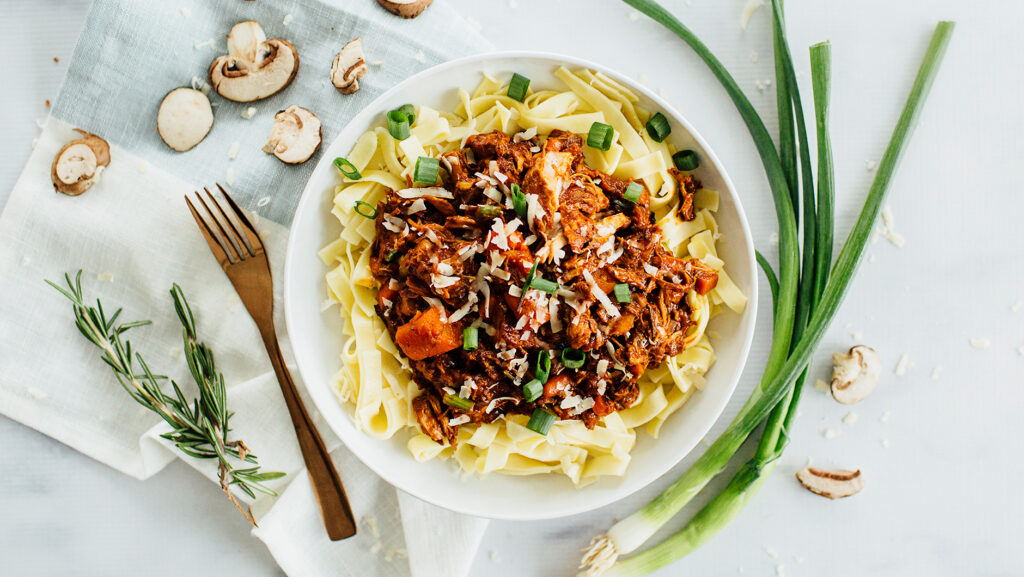 Slow-Cook Balsamic Pork Ragout Recipe | What's for Dinner?