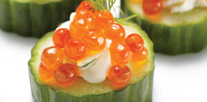 Caviar Cucumber Boats - Recipe | What's for Dinner?