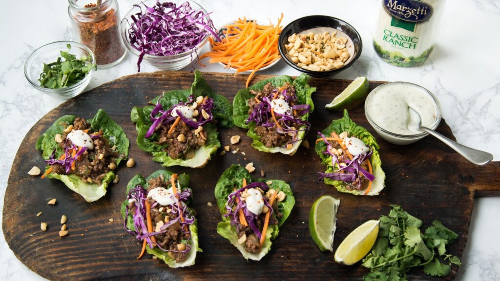 Ground Beef Lettuce Wraps Recipe - What's for Dinner
