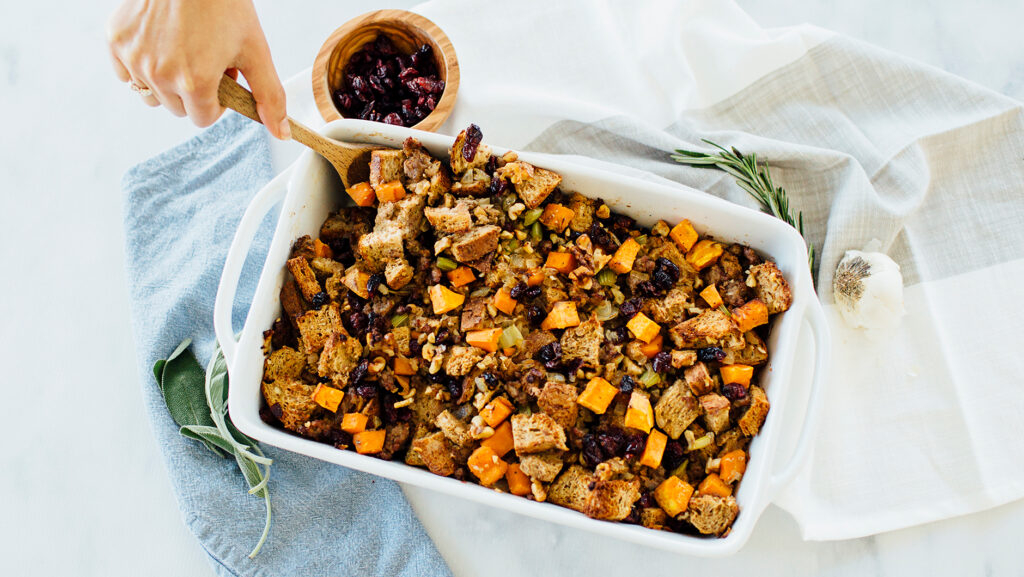 Sweet Potato Stuffing Recipe | What’s For Dinner?