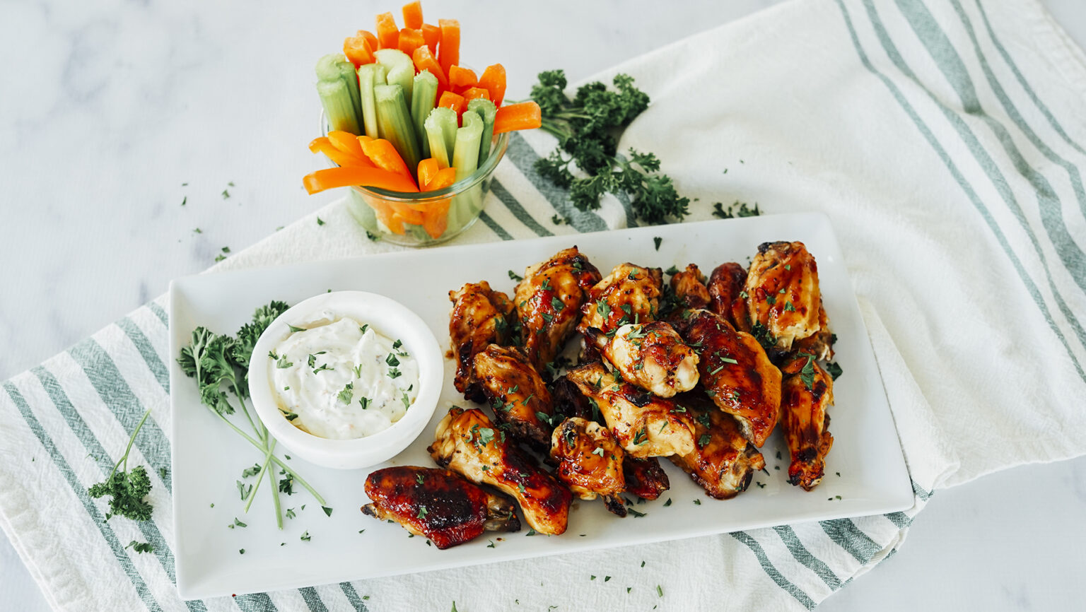 Balsamic Chicken Wings Recipe | What's for Dinner?