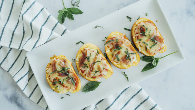 Open-Faced Pizza Grilled Cheese – What’s for Dinner
